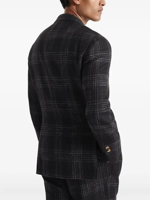 Brunello Cucinelli Tartan Check Blazer