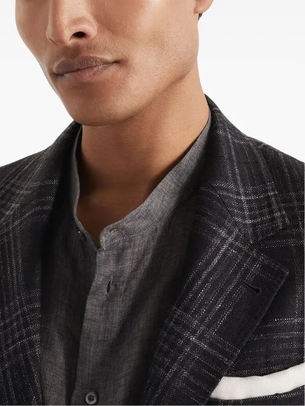 Brunello Cucinelli Tartan Check Blazer