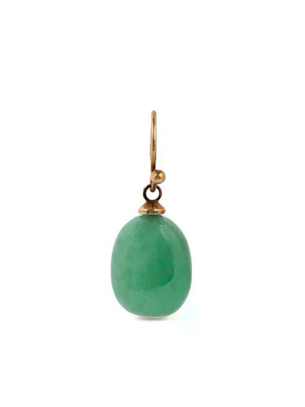 Dries Van Noten Beaded Earring - Green