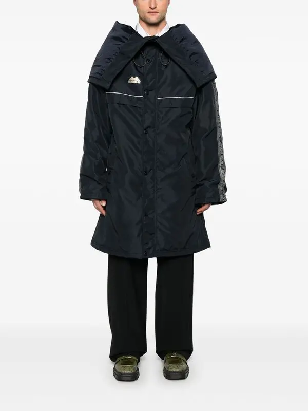 Martine Rose Reverse Manager Coat In Blue - 78% Off | Editorialist