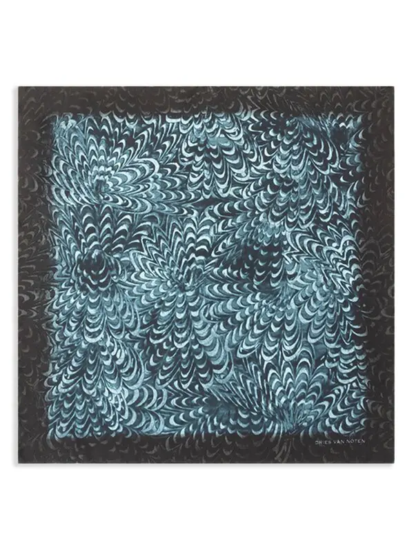 Dries Van Noten Silk Pocket Square