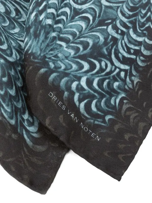 Dries Van Noten Silk Pocket Square