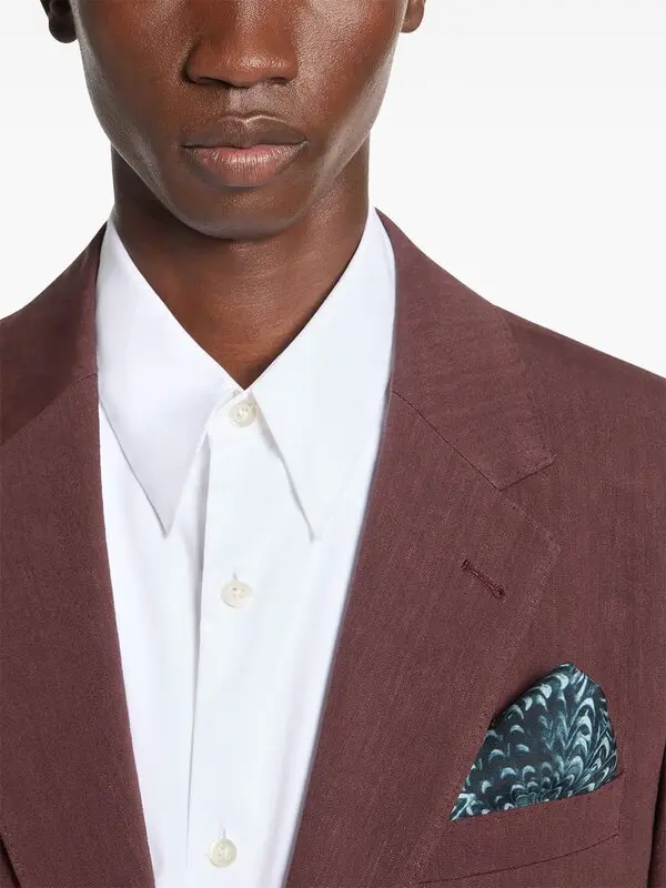 Dries Van Noten Silk Pocket Square