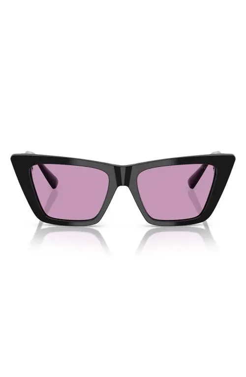 Jimmy Choo 53mm Cat Eye Sunglasses Violet Editorialist