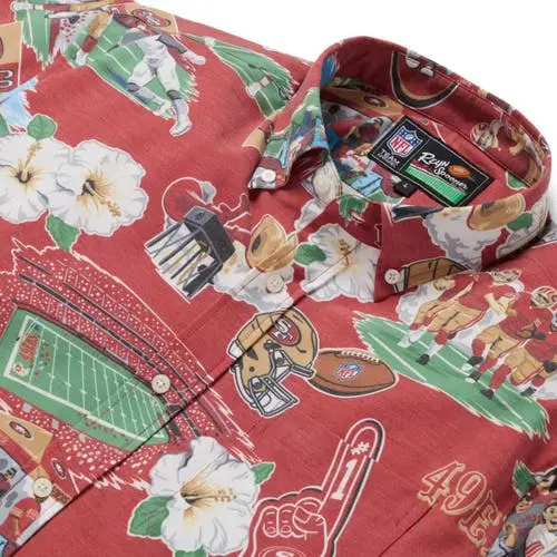 Reyn Spooner San Francisco 49ers Scenic Button-down Shirt - Red