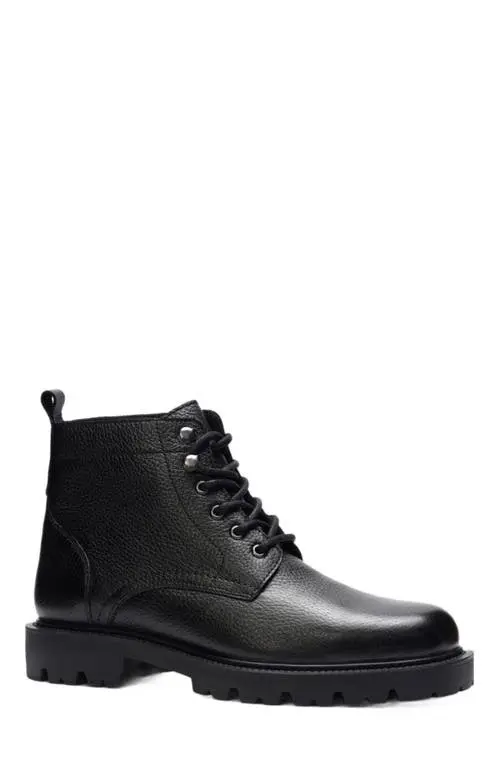 A. VEER Robert Lace-up Lug Sole Boots - Black