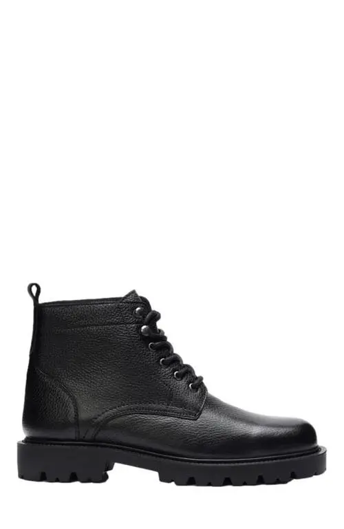 A. VEER Robert Lace-up Lug Sole Boots - Black