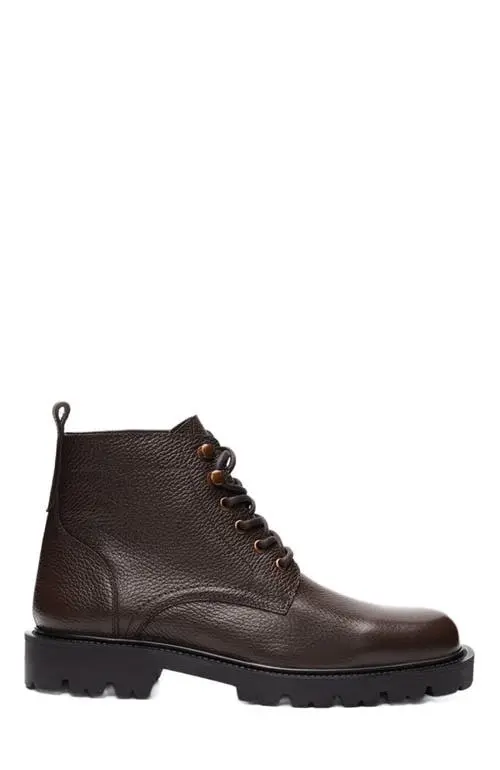 A. VEER Robert Lace-up Lug Sole Boots - Brown