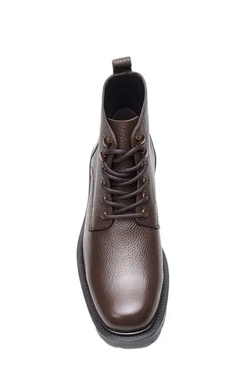 A. VEER Robert Lace-up Lug Sole Boots - Brown