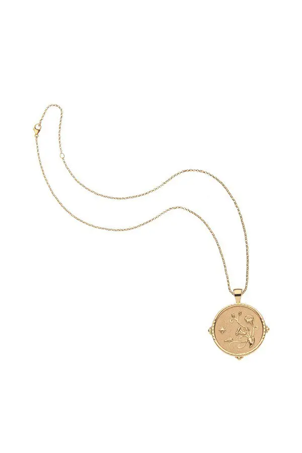 JANE WIN Grace Jw Original Pendant Coin - Gold