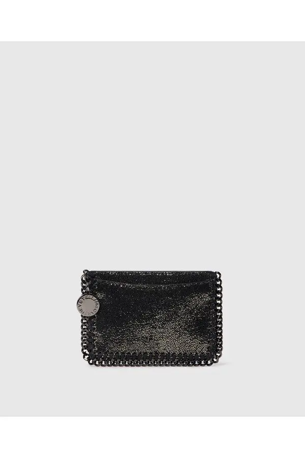 Stella McCartney Falabella Zipper Cardholder - Black