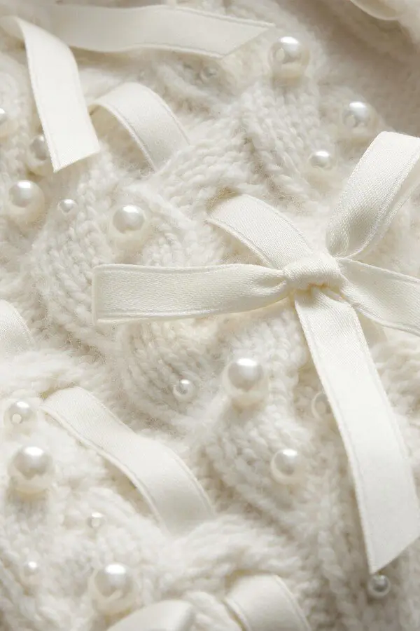 Alice + Olivia Kitty Bow Cardigan