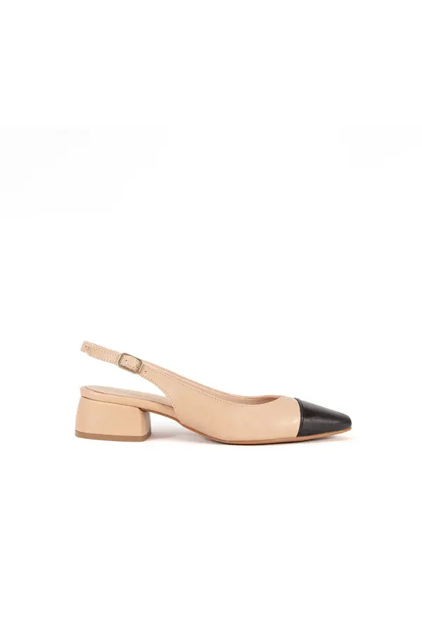 MENINA STEP Berta Slingbacks - Natural