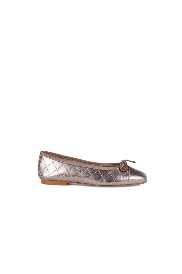 MENINA STEP Chester Ballet Flats - Black