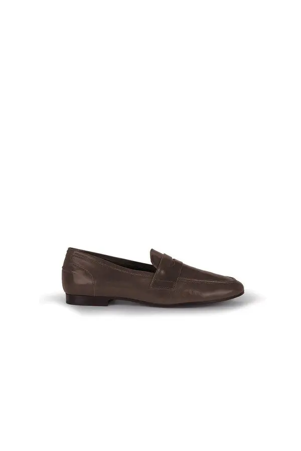 MENINA STEP Toledo Penny Loafer - Chocolate