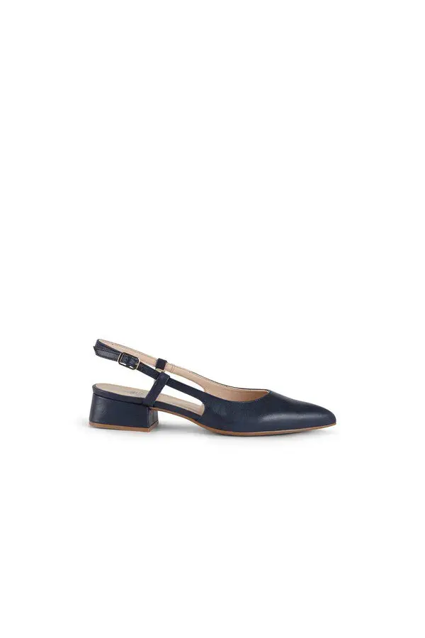 MENINA STEP Royal Slingbacks - Navy