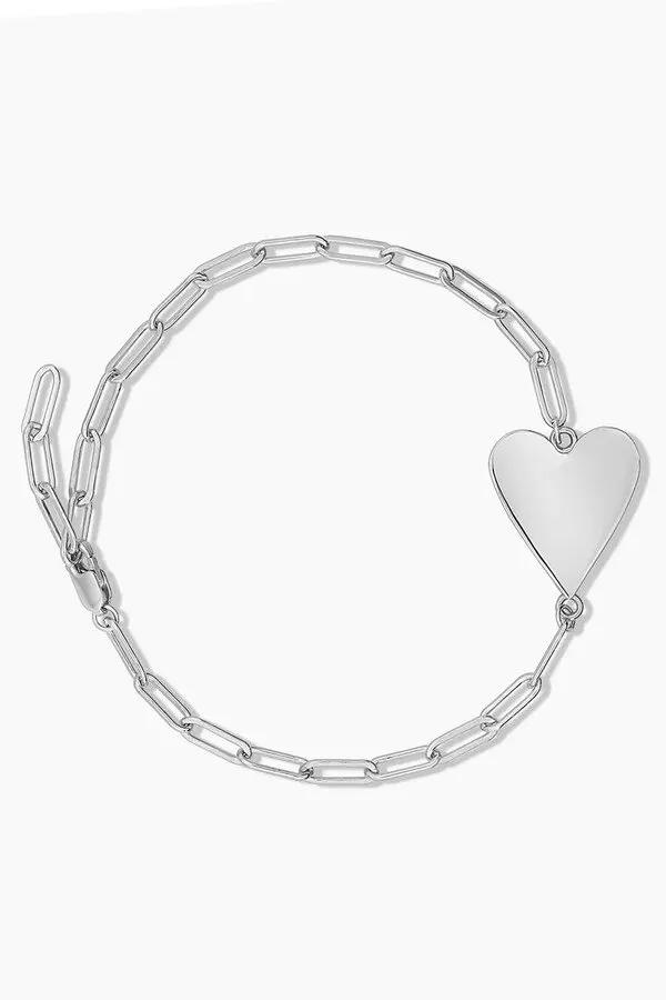 Velvet By Graham & Spencer Amaya Heart Charm Bracelet - Gold