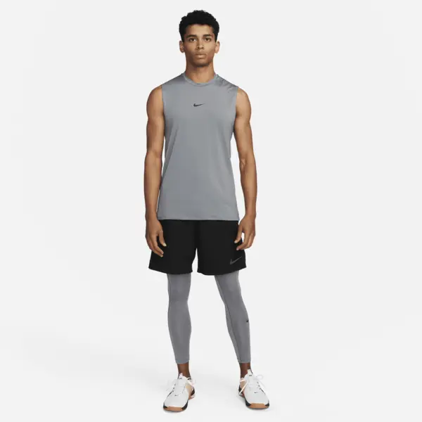 Nike Pro Dri-fit Slim Sleeveless Top - Grey