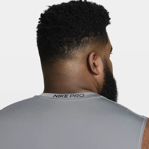 Nike Pro Dri-fit Slim Sleeveless Top - Grey
