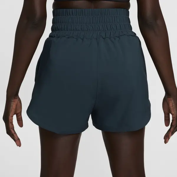 Nike One Dri-fit Ultra High-waisted 3" Brief-lined Shorts - Blue