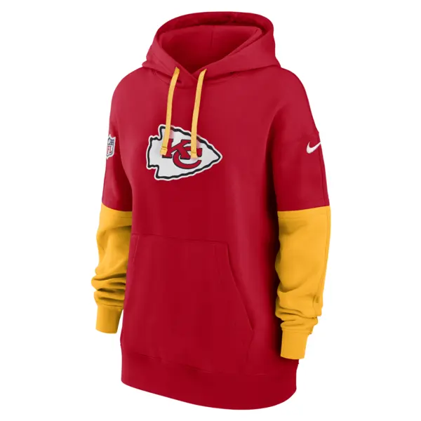 Nike Kansas City Chiefs Sideline Essential Nfl Pullover Hoodie - Red
