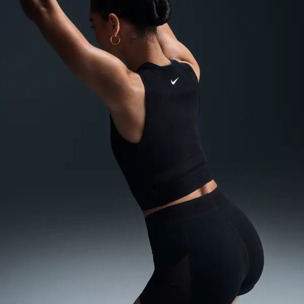Nike Pro Mid-rise 3" Mesh-paneled Shorts