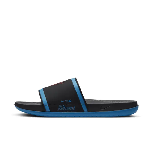 Nike Offcourt Mlb Miami Marlins Slides In Black - 28% Off  display picture 3