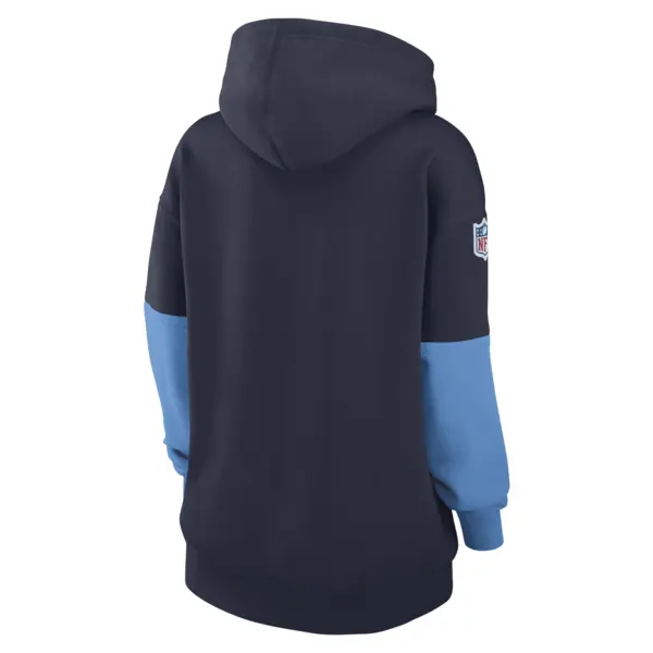 Nike Tennessee Titans Sideline Essential Nfl Pullover Hoodie - Blue