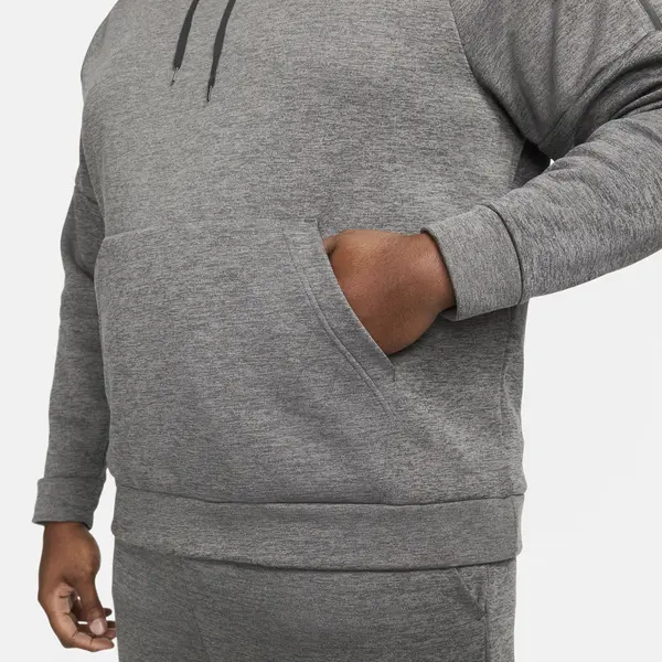 Nike Therma Therma-fit Hooded Fitness Pullover - Grey