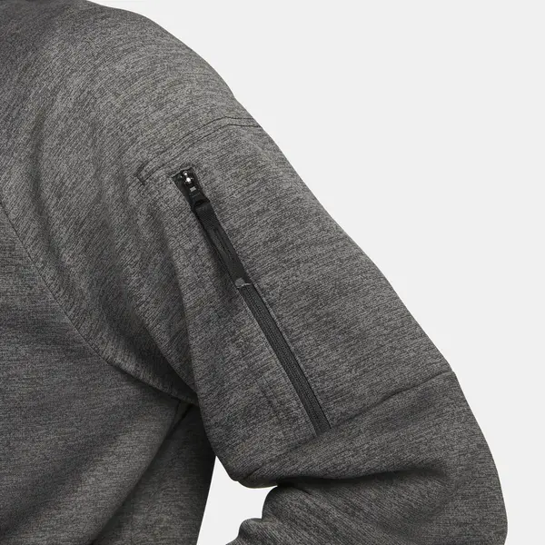 Nike Therma Therma-fit Hooded Fitness Pullover - Grey