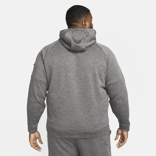 Nike Therma Therma-fit Hooded Fitness Pullover - Grey