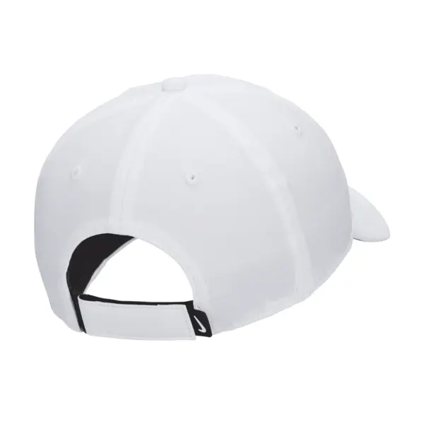 Nike Dri-fit Club Structured Swoosh Cap - White