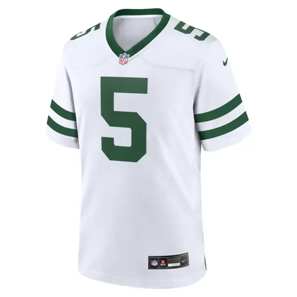 Nike Garrett Wilson New York Jets Nfl Game Football Jersey - Black