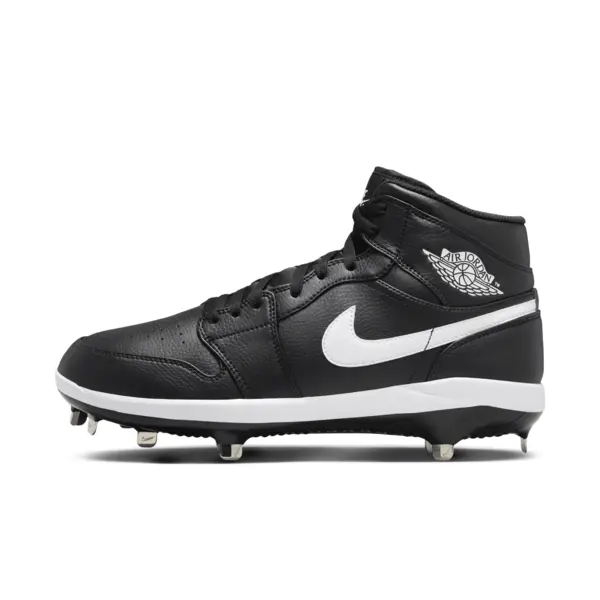 JORDAN 1 Retro Metal Baseball Cleats - Black
