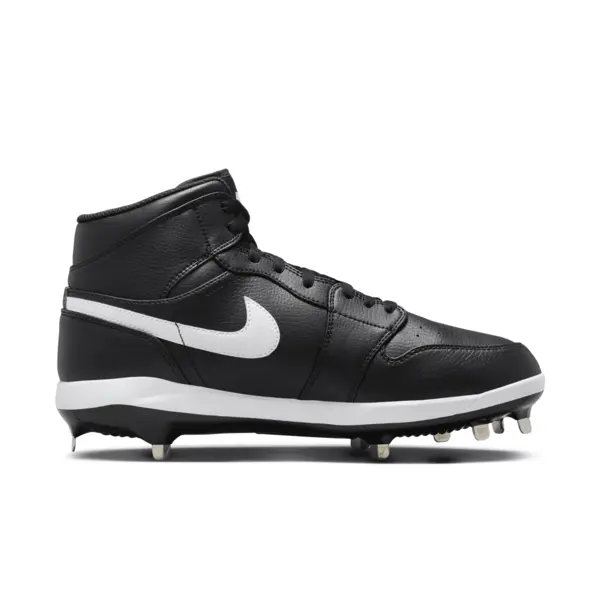 JORDAN 1 Retro Metal Baseball Cleats - Black