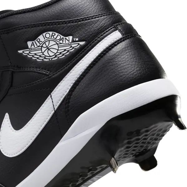 JORDAN 1 Retro Metal Baseball Cleats - Black