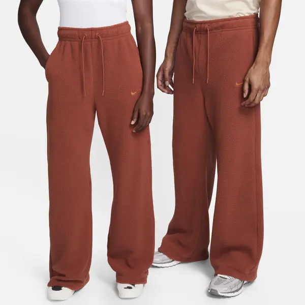 Nike Plush Wide Leg Fleece Pants