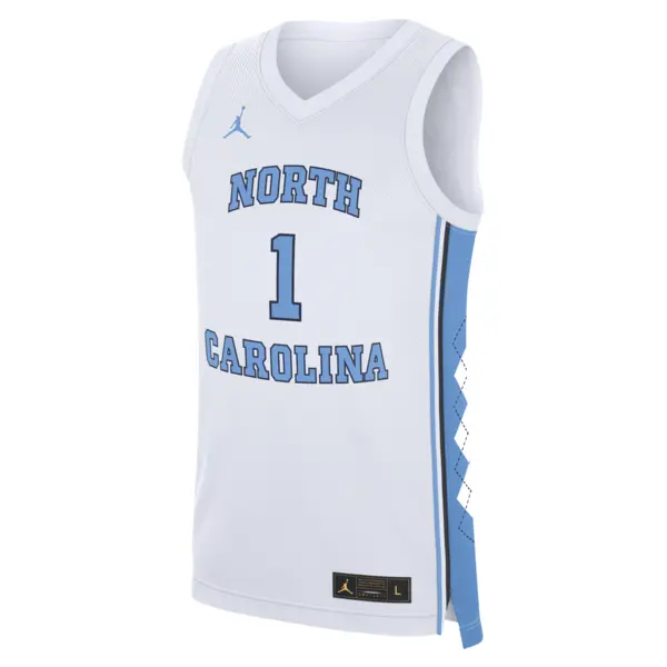 JORDAN North Carolina Tar Heels Replica College Basketball Jersey - White