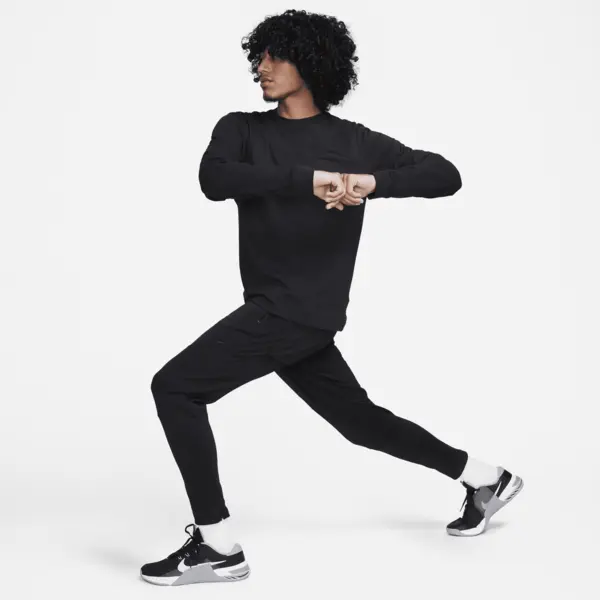 Nike Dri-fit Long-sleeve Versatile Top - Black