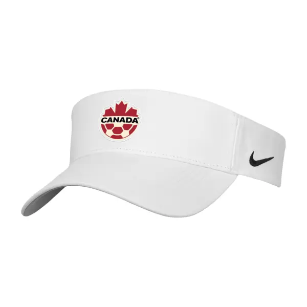 Nike Canada Soccer Visor - White