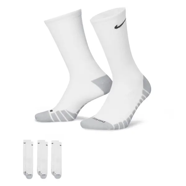 Nike Everyday Max Cushioned Training Crew Socks - White