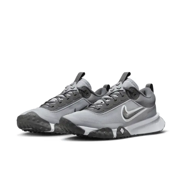 Nike Air Diamond Varsity Turf Baseball Shoes - Grey
