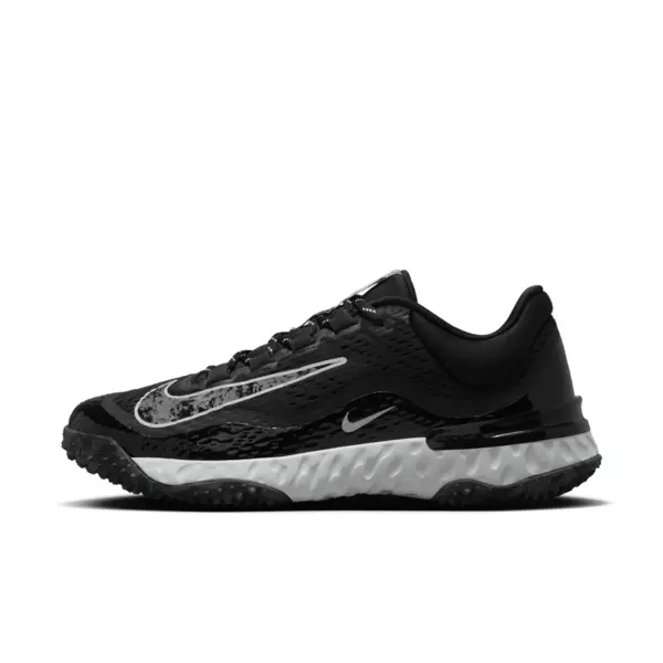 Nike Alpha Huarache Elite 4 Turf Softball Shoes - Black