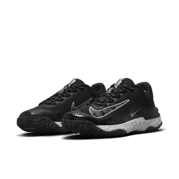 Nike Alpha Huarache Elite 4 Turf Softball Shoes - Black
