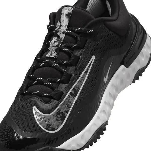 Nike Alpha Huarache Elite 4 Turf Softball Shoes - Black