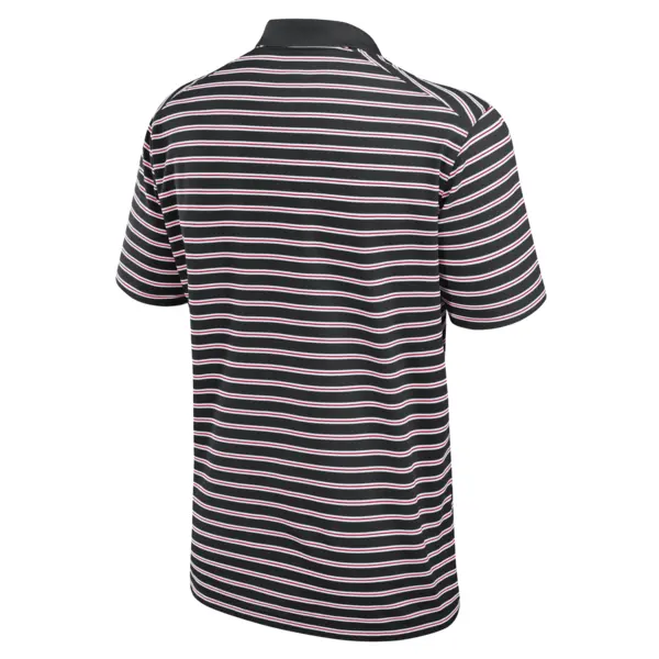 Nike Ohio State Buckeyes Primetime Victory Striped Dri-fit College Polo - Black