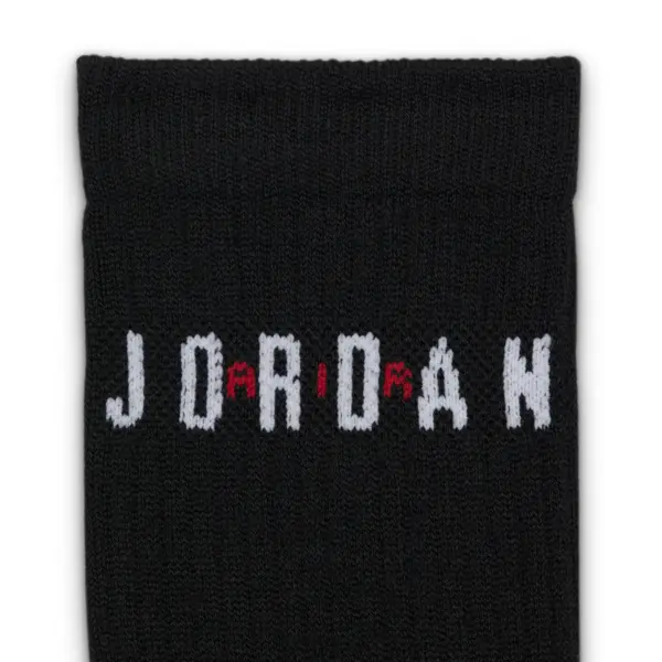 JORDAN Everyday Crew Socks - Black