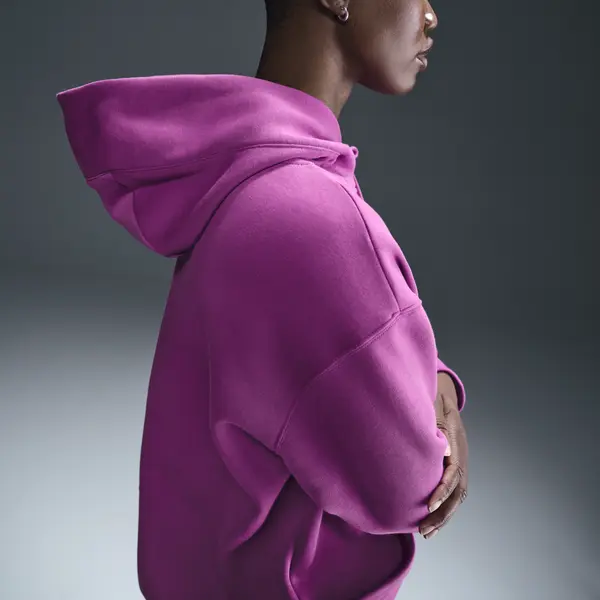 Nike Sportswear Phoenix Fleece Oversized Pullover Hoodie - Purple