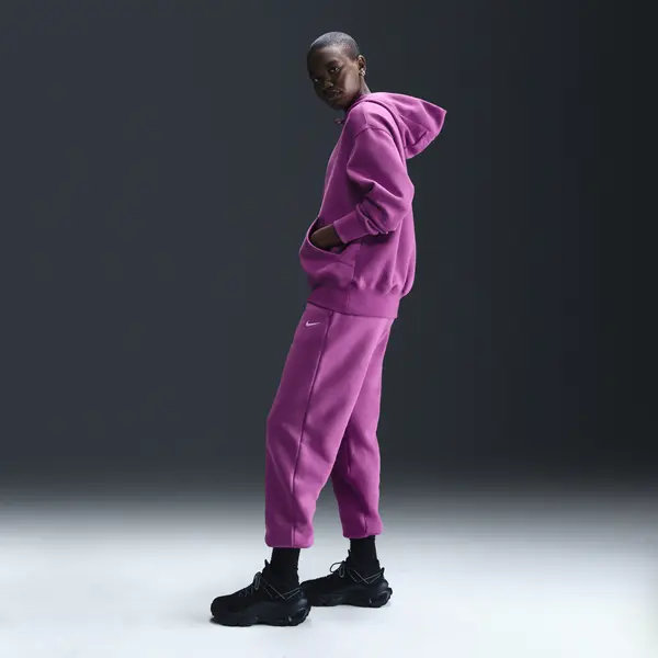 Nike Sportswear Phoenix Fleece Oversized Pullover Hoodie - Purple