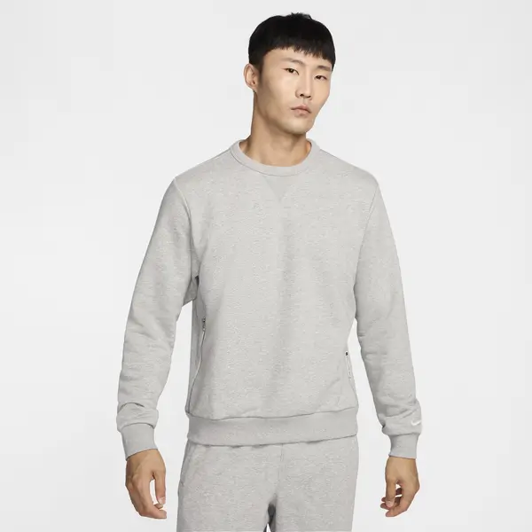 Nike Standard Issue Dri-fit Basketball Crew-neck Sweatshirt - Grey